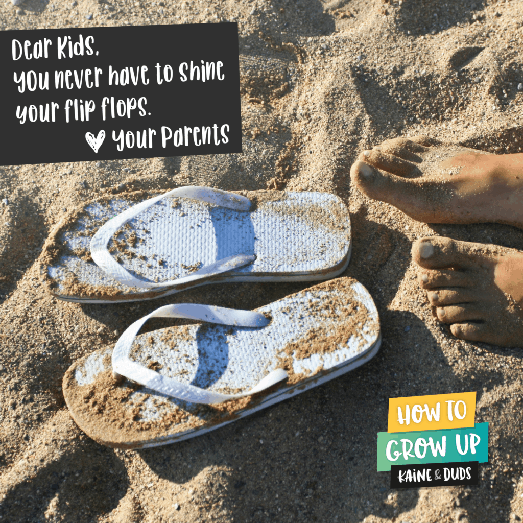 Flip flops for work everyday? · Kaine and Duds